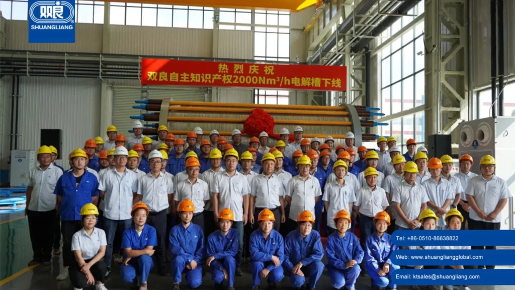 Shuangliang electrolyzer successfully shut down in China